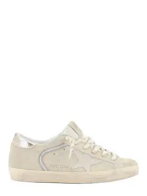 GOLDEN GOOSE Super Star Suede Sneakers - Beige