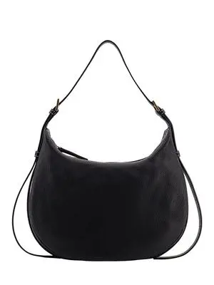 ATP ATELIER Liveri Leather Shoulder Bag - Black