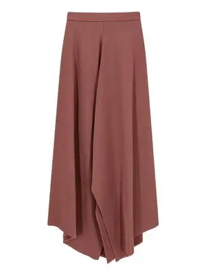 ALYSI Satin Asymmetrical Skirt - Pink