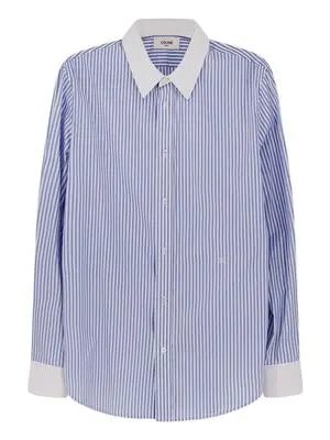CELINE Striped Cotton Shirt