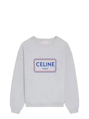 CELINE Cotton Sweatshirt With Logo