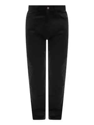 Celine Stretch Cotton Trousers - Black