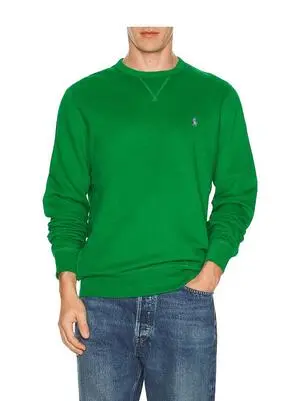 Polo Ralph Lauren Long Sleeve Rl Fleece Crewneck Sweatshirt - Cruise Green