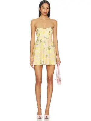 Majorelle Maizie Mini Dress - Yellow Multi