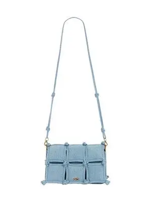 Cult Gaia Gaia Puff Crossbody Bag - Vintage Blue