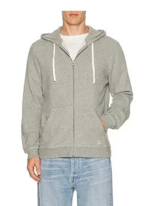 Marine Layer Cloud 9 Full Zip Hoodie - Heather Grey