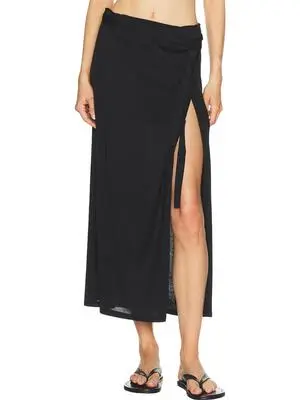 TOTEME Wrap Skirt - Black