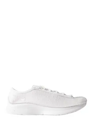 Nike Air Superfly Ostrich-effect Leather Sneakers - Neutrals