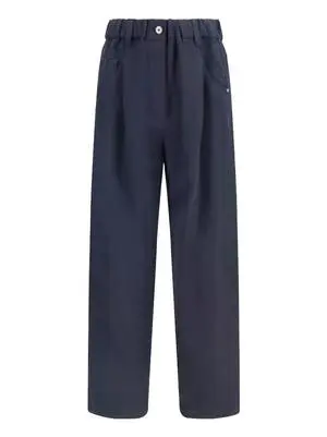 Brunello Cucinelli Elasticated Trousers - Blue