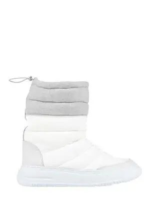 Eleventy Padded Ankle Boots - White