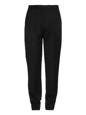 LARDINI Tapered High-waisted Pants - Black