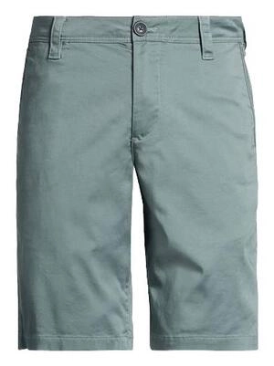 Armani Exchange Cotton And Polyester Blend Stretch Twill Shorts - Green