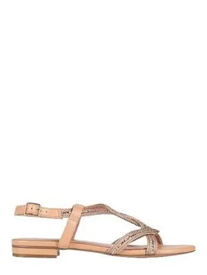 BIBI LOU Appliquéd Slingback Sandals - Pink