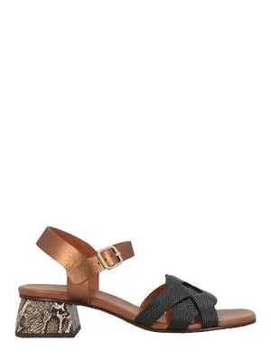 Chie Mihara Leather Sandals - Black