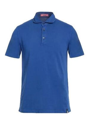DRUMOHR Man Polo Shirt Bright Blue Size M Cotton Bright Blue