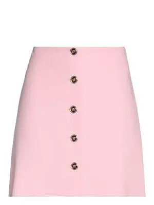 Versace Mini Skirt In Virgin Wool Blend - Pink