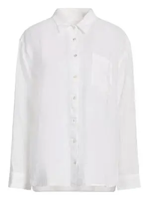 120% Lino Linen Shirt - White