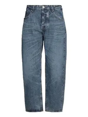 Armani Exchange Tapered Jeans With Embroidered Logo - Blue
