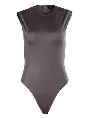 MUGLER Bodysuit In Polyamide And Elastane - Grey
