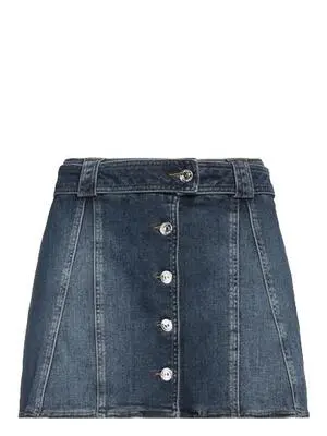 CHIARA FERRAGNI Denim Flared Skirt - Blue