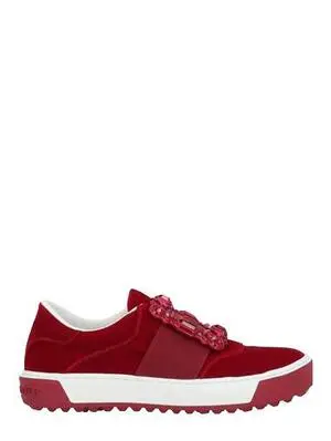 ROGER VIVIER Sneakers In Textile Fibers - Red