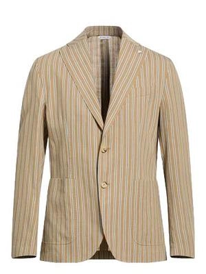 MANUEL RITZ Man Blazer Ivory Size 40 Linen, Viscose, Polyamide Sand