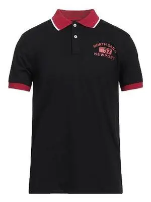 NORTH SAILS Polo Shirt Midnight Size Cotton, Elastane - Black
