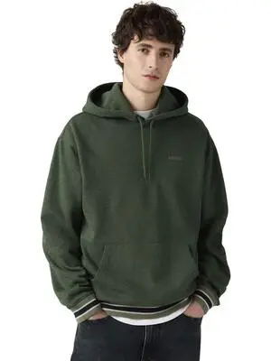 LEVI'S Hooded Sweatshirt - Duffel Green Heather