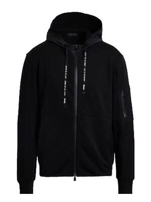 Herno Hooded Zip-up Sweatshirt - Black