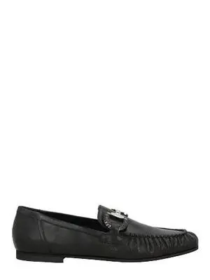 Karl Lagerfeld Eleia Leather Loafers - Black