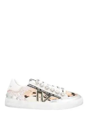 EMANUÉLLE VEE Low-top Leather Sneakers - Pink