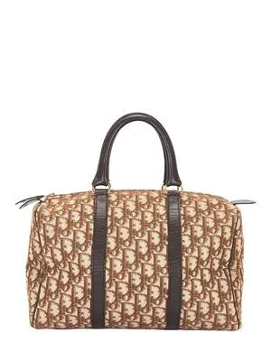 Dior Trotter Mini Boston Bag - Brown
