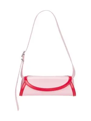JIL SANDER Small Cannolo Bag - Neon Rose