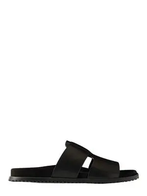 Dolce & Gabbana Leather Sandals - Black