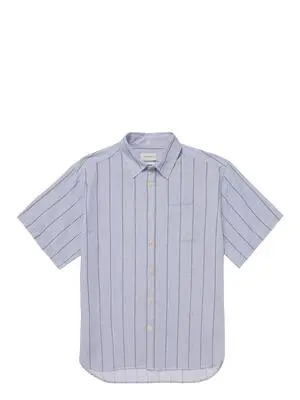 Oliver Spencer Atlanta Striped Cotton Shirt - Blue