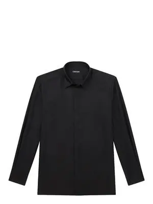 TOM FORD Twill Shirt - Black
