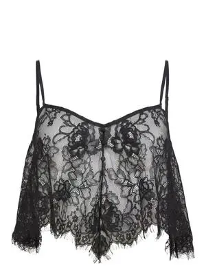 FLEUR DU MAL Juliet Lace Cami - Black