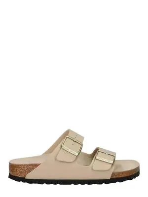 BIRKENSTOCK Arizona Buckle-strap Slides - Neutrals