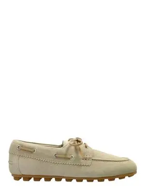 Hogan Barca Boat Shoes - Neutrals