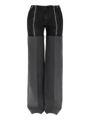 JEAN PAUL GAULTIER Zip Trousers - Grey