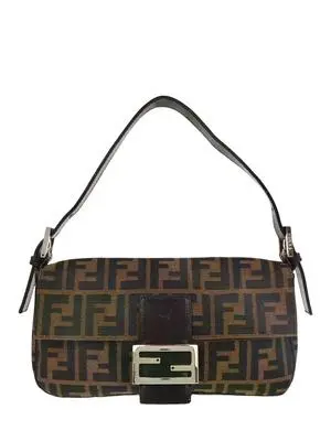 Fendi 2000 Ff-motif Baguette Tote - Brown