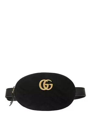 Gucci 2010s Gg Marmont Belt Bag - Black