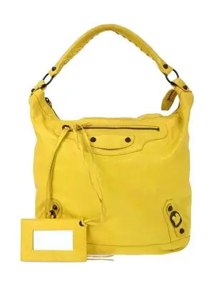 Balenciaga 2013 Day Lambskin Tote Bag - Yellow