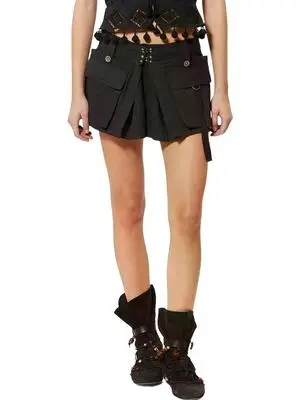 Isabel Marant Étoile Barta Cargo Shorts - Black