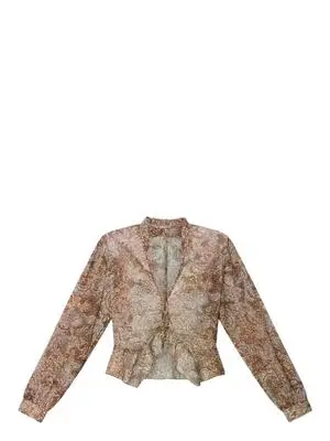 Isabel Marant Floral-pattern Blouse - Neutrals