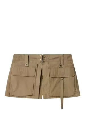 Isabel Marant Barta Flared Cargo Shorts - Neutrals