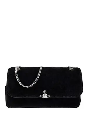 VIVIENNE WESTWOOD Orb-plaque Crossbody Bag - Black