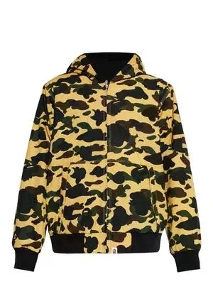 A BATHING APE 1st Camo Zip-up Hoodie - Black