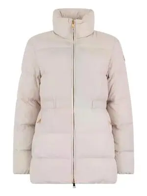 Moncler Brossette Funnel-neck Jacket - Neutrals