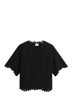Isabel Marant Shana Blouse - Faded Black